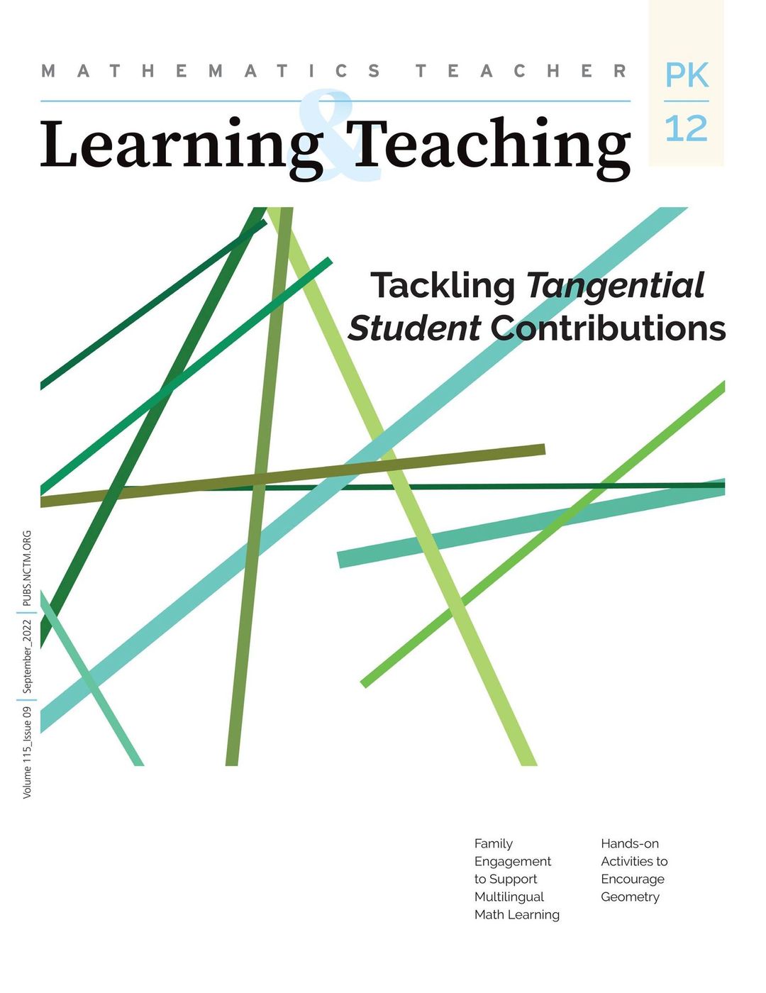 Learning Teaching (Math Teaching) Magazine (NCTM) for September 2022 ...